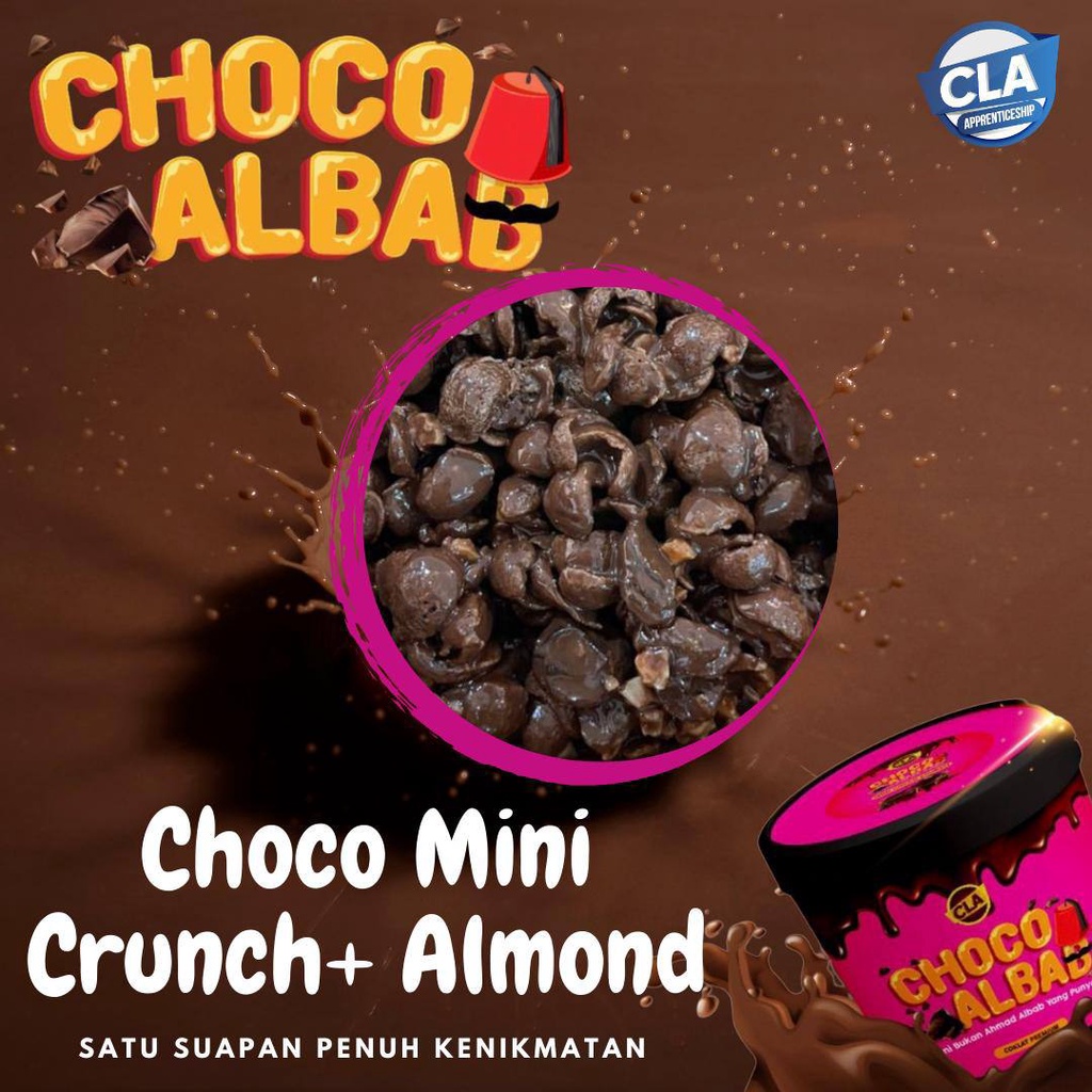 VIRAL!!! CHOCO ALBAB - MINI CHOCO CRUNCH CHOCOLATE PREMIUM BY KHAI ...