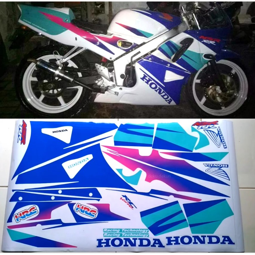 Sticker Honda Nsr 150 RR Old Thailand Blue White | Shopee Malaysia