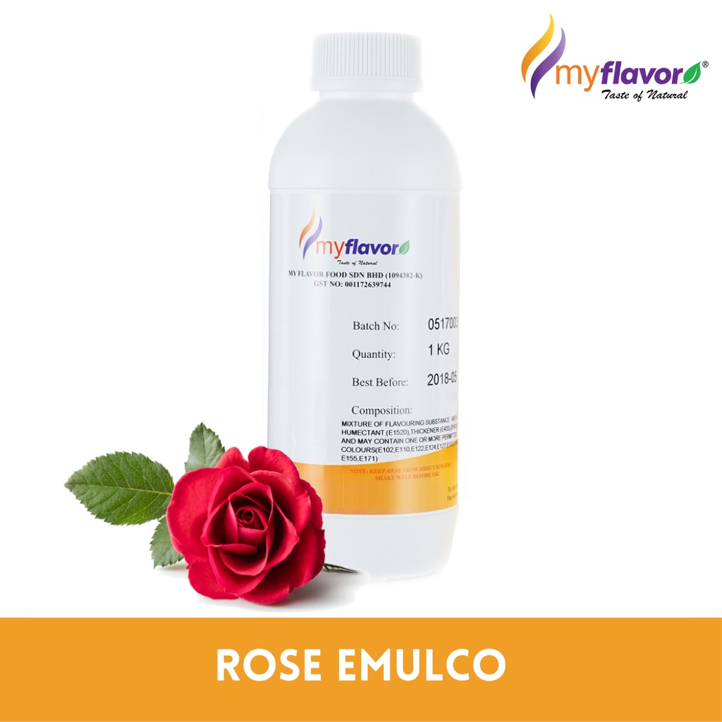 500g/1KG ROSE EMULCO - FOOD FLAVOUR MyFlavor Halal | Shopee Malaysia