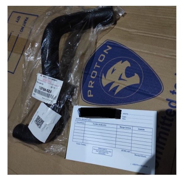 Original OFFICIAL MITSUBISHI 2012 UP mirage lower radiator hose ...