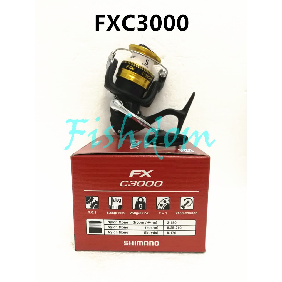 SHIMANO FX NEW MODEL 2019 FX2000 / FX 2500 / FX2500HG / FXC3000 / FX4000 FISHING REEL | Shopee ...