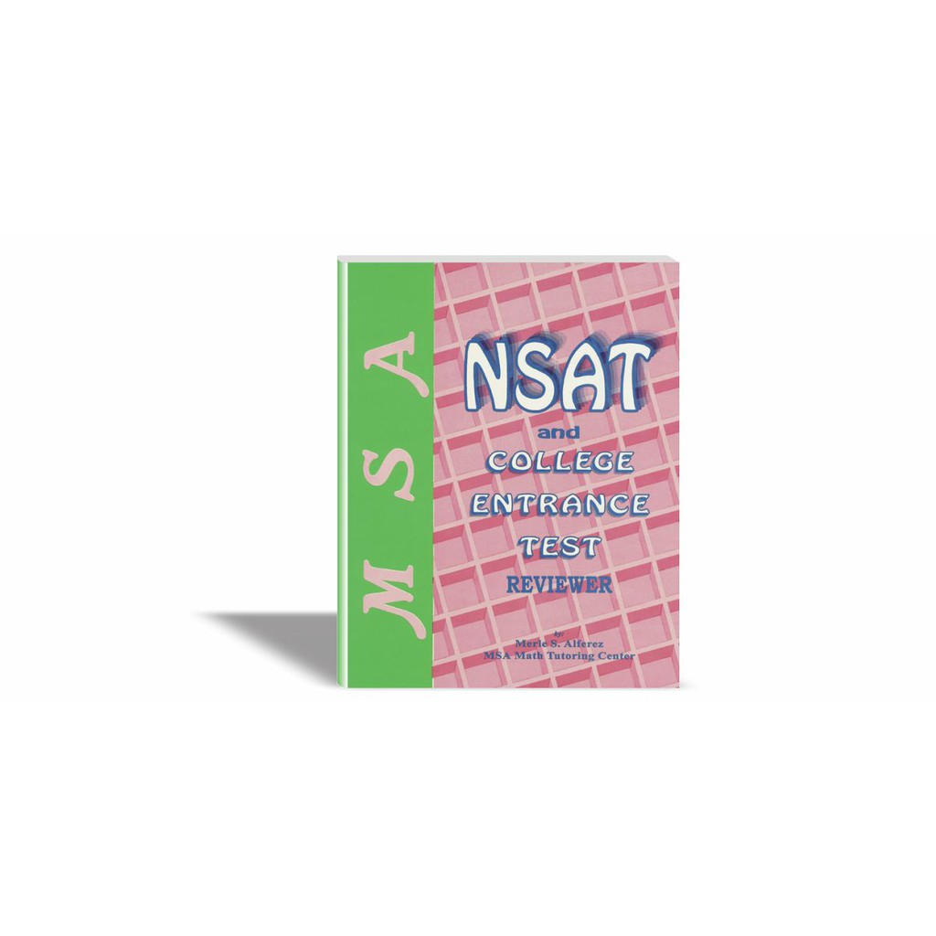 MSA NSAT and College Entrance Test Reviewer (Authentic / Brand New ...