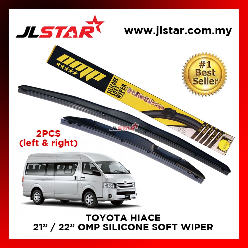TOYOTA HIACE SILICONE SOFT WIPER 21"/22" WIPER BLADE SET | Shopee Malaysia