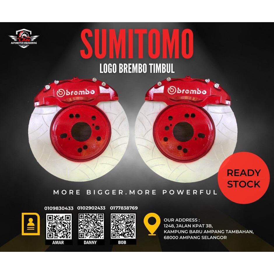 BRAKE 4POT SUMITOMO FOR MYVI PERSON | Shopee Malaysia