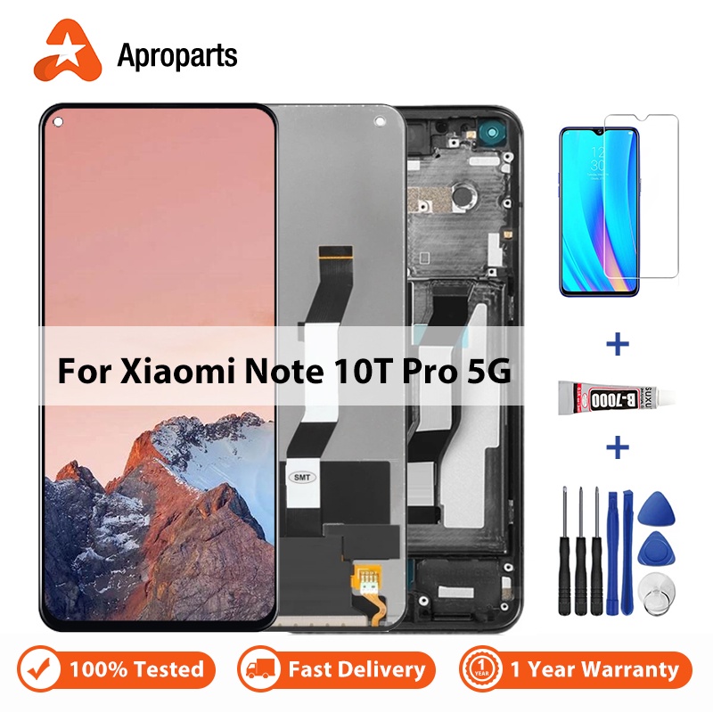 Original Display For Xiaomi Mi 10T 5G / 10T Pro 5G M2007J3SG LCD With Touch Screen Digitizer ...