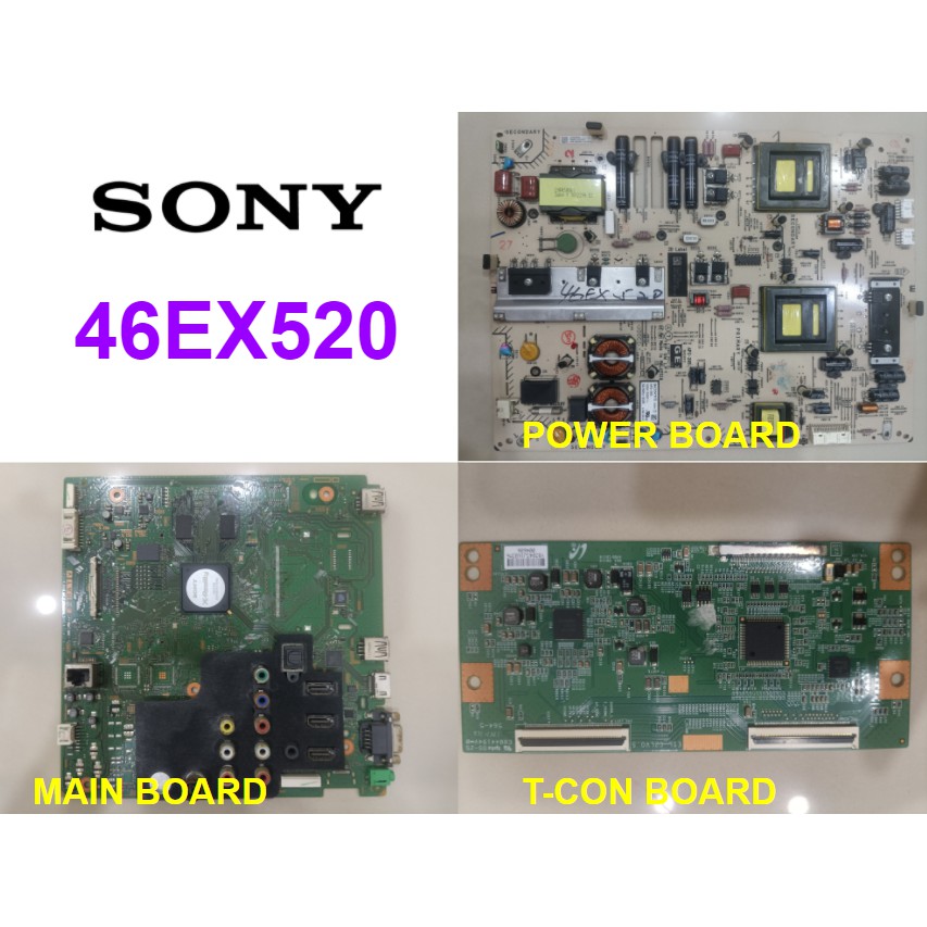 SONY KDL-46EX520 46EX520 Power Board APS-285 Main Board 1-883-753-93 T ...