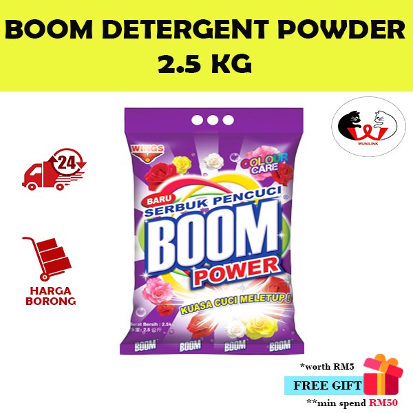 BOOM Detergent Powder - Colour Care [2.3KG] | Shopee Malaysia