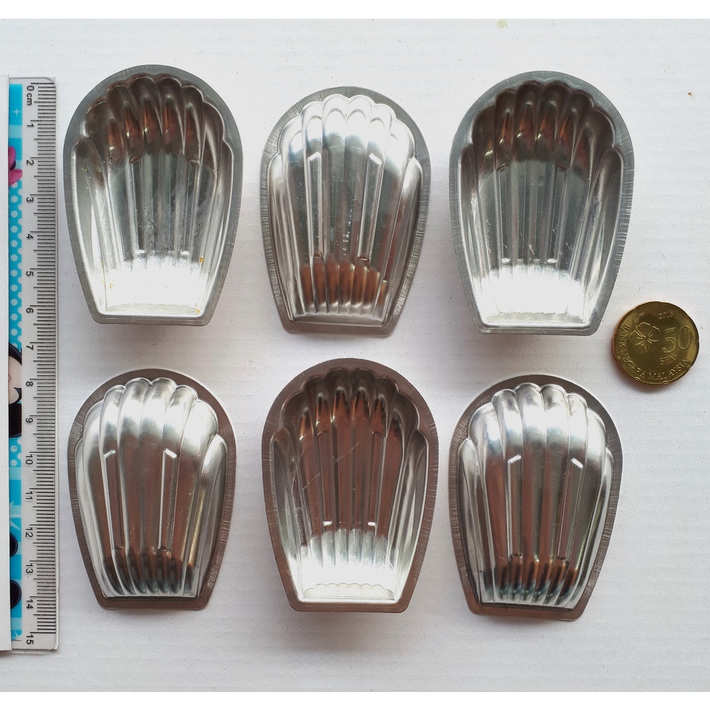 Madeline mould steel cake baking shell shape / 贝壳马德凌模 / acuan madelin ...