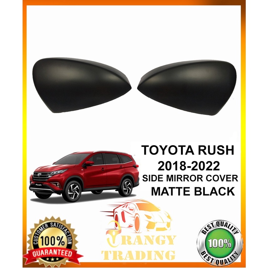 Toyota Rush 2018 to 2024 Side Mirror cover matte black 2019 2020 2021 ...