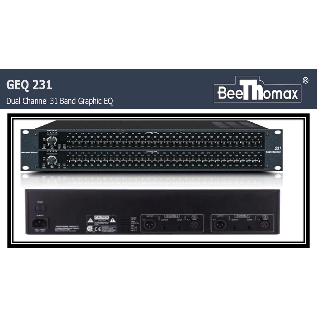 BEETHOMAX GEQ-231 31BAND GRAPHIC EQUALIZER | Shopee Malaysia