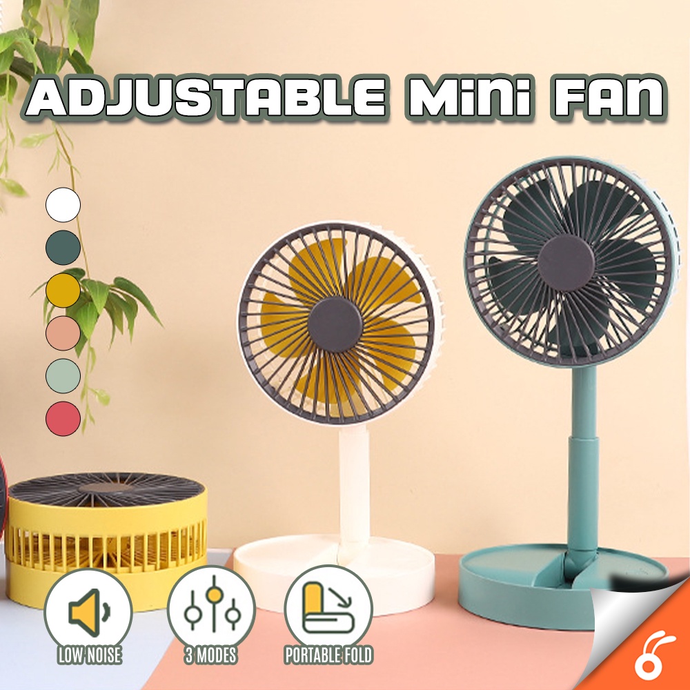 6070 PORTABLE MINI FAN Kipas Adjustable Cooling Handy Desk Home Office ...