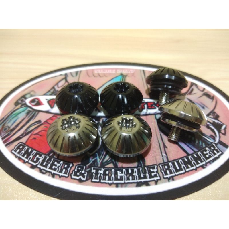GOMEXUS HANDLE LOCK NUT ABU/DAIWA ( 8 x 5mm ) | Shopee Malaysia