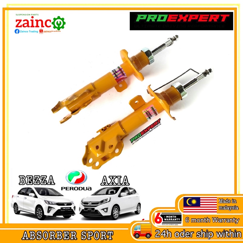 ORIGINAL Absorber Sport Proexpert Perodua Axia & Bezza FAST POSTAGE ...