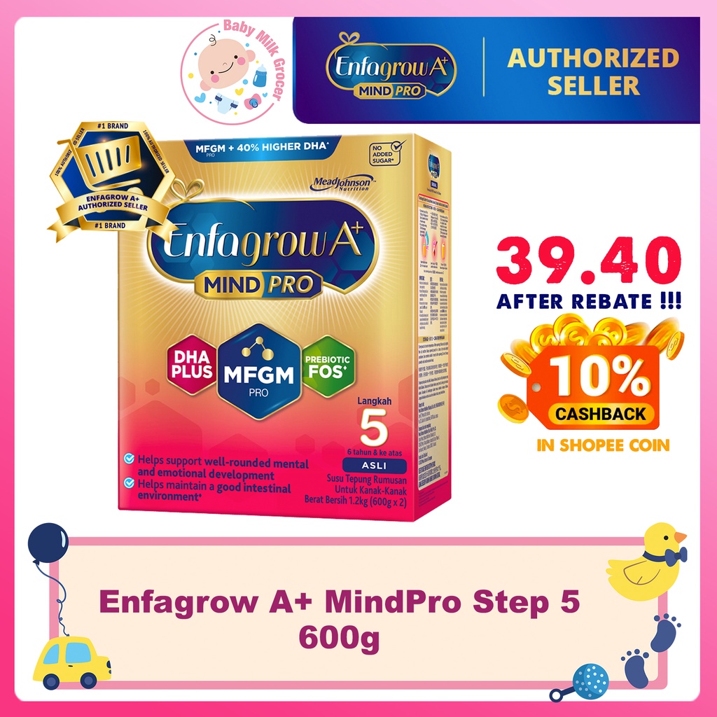 Enfagrow A+ MindPro Step 5 600g | Shopee Malaysia