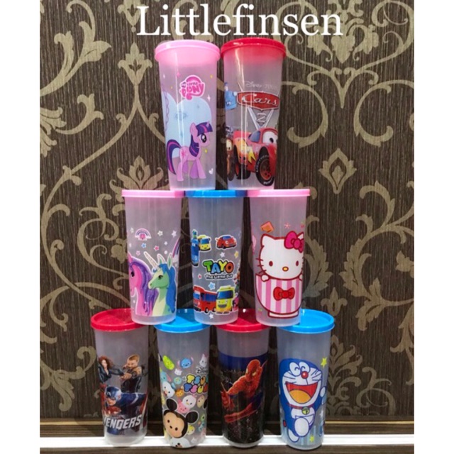 Glass+lid/character glass | Shopee Malaysia