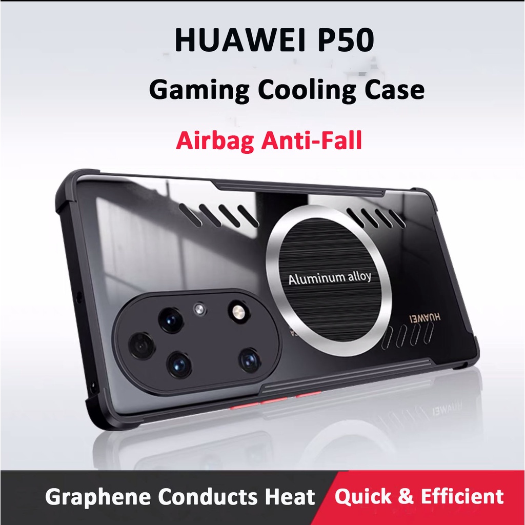 For Huawei P50 Pro P50 Case Graphene Transparent Back Cover For Huawei ...