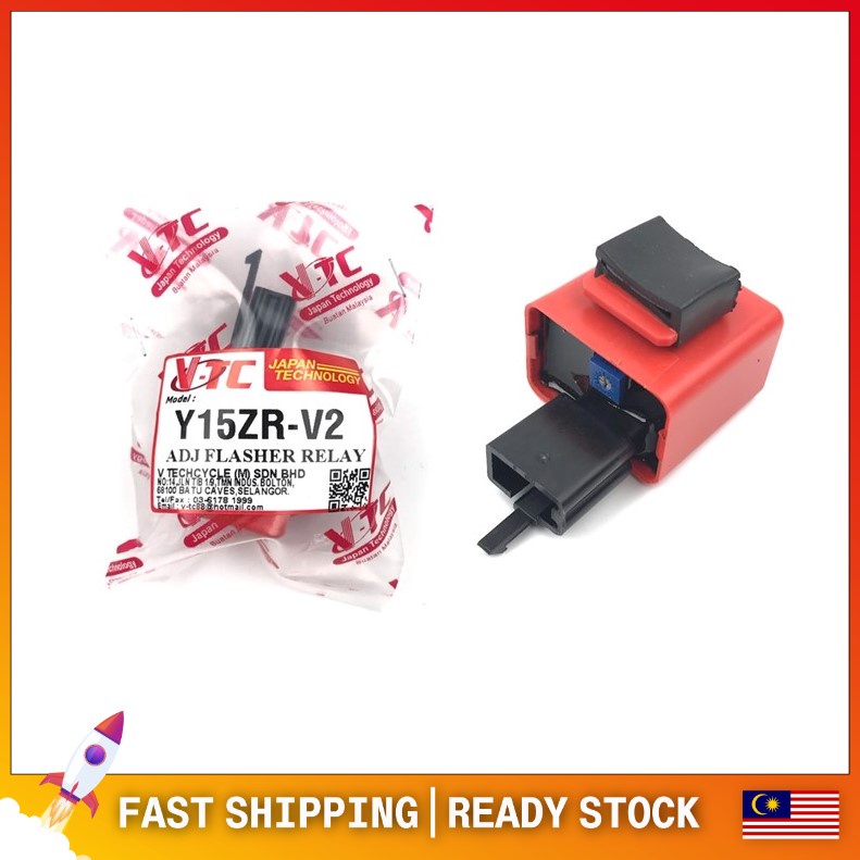 YAMAHA Y15 Y15ZR [ V2 ] LED SIGNAL CONDENSER FLASHER RELAY ADJUSTABLE ...