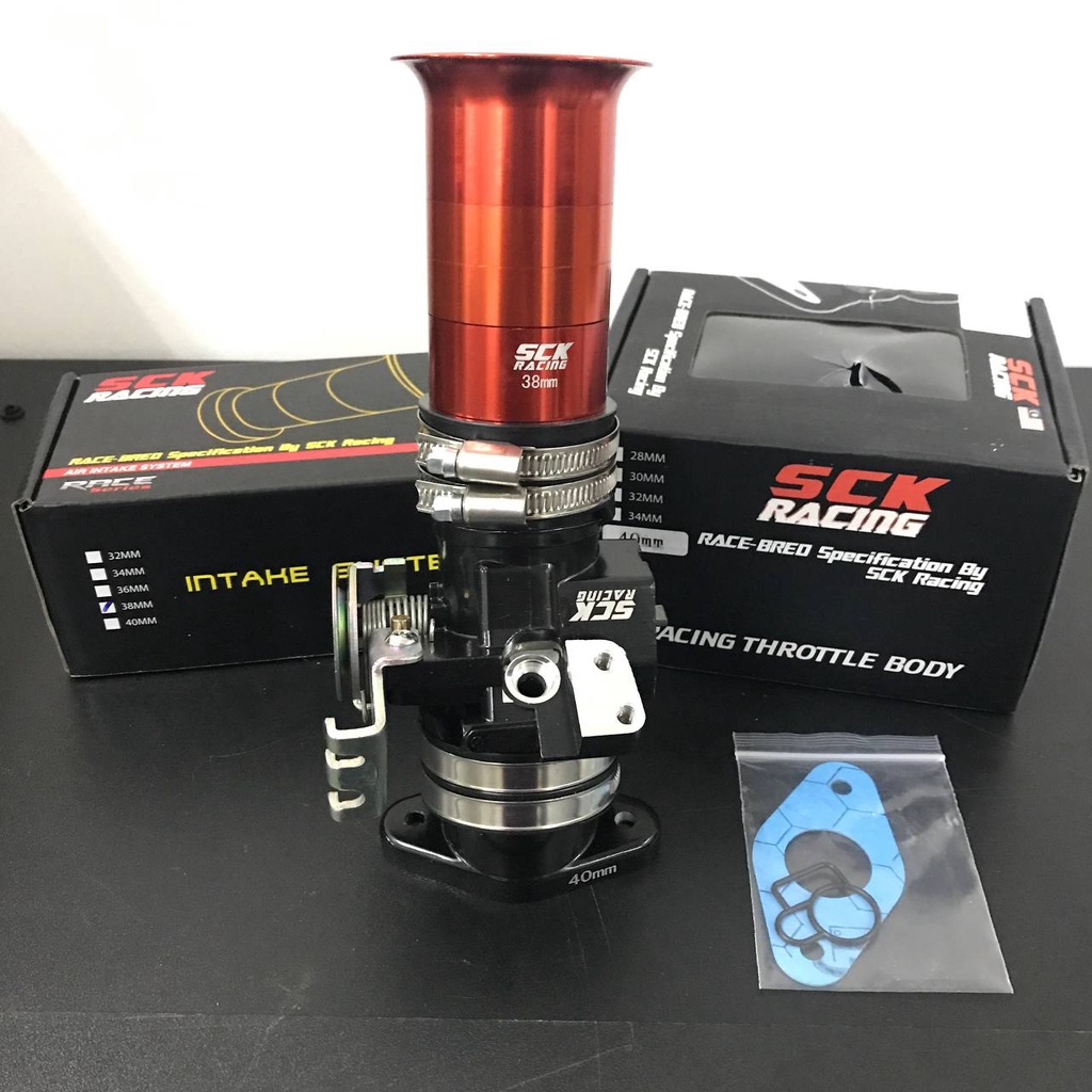 Sck Throttle Body Sekali Velocity Trumpet Set Y15 R15 NVX NMAX Rs150 ...