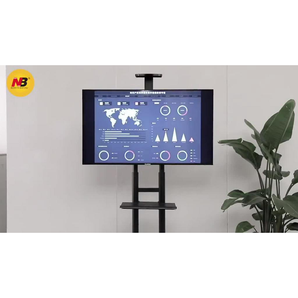 NB AVA1800-70-1P Mobile TV Stand for TV size 55"-90" | Shopee Malaysia