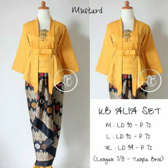 Alia's Modern Kebaya Suit/New Mustard Flea Graduation Kebaya And Others ...