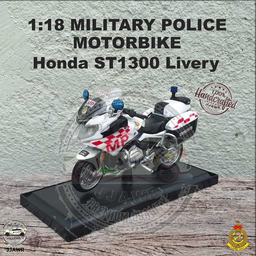 MOTO MP 1:18 Military Police MP Polis Tentera Diraja Honda ST1300 ...