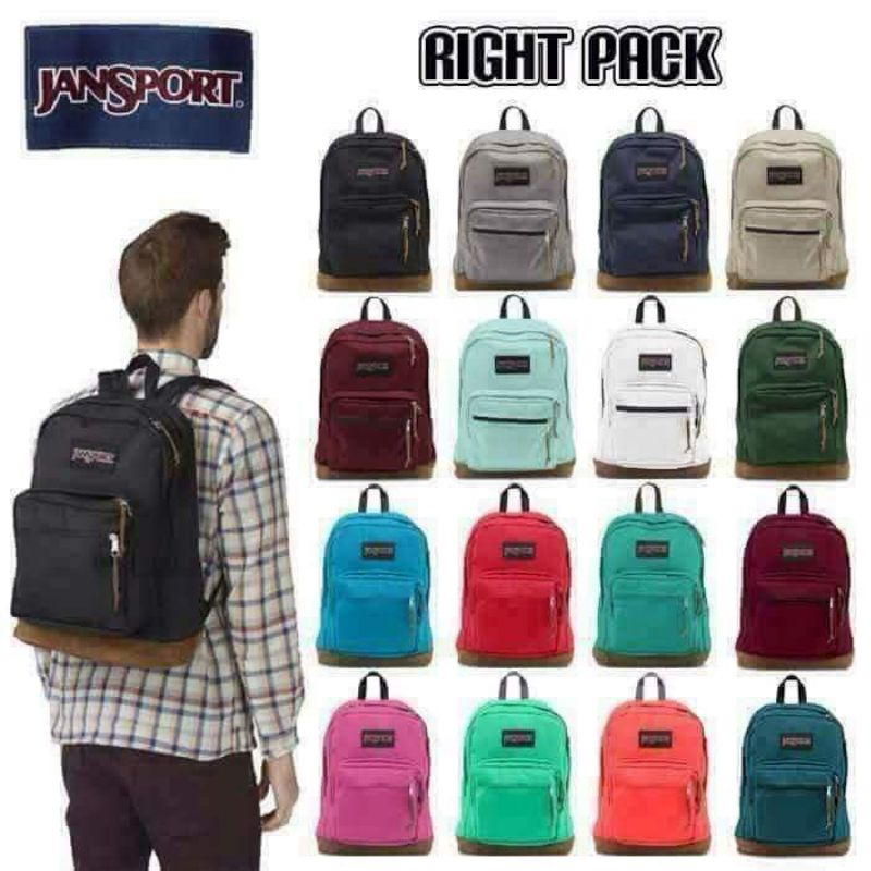 jansport backpack plain rightpack | Shopee Malaysia