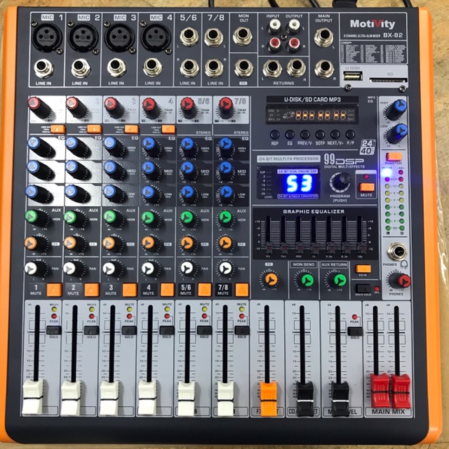 Motivity 8CH USB Mixer BX-82 | Shopee Malaysia