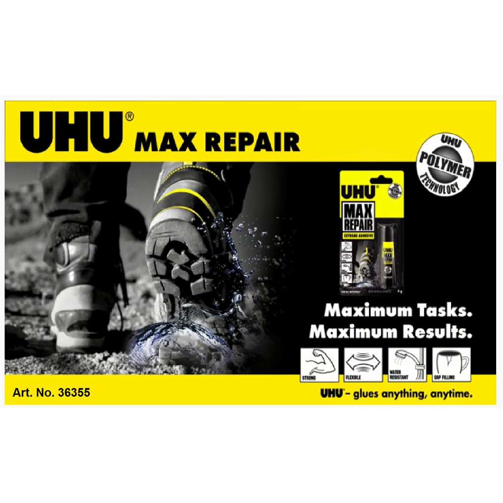 *ORIGINAL* UHU Glue Max Repair Extreme Adhesive Gam Kasut 8g (Glue for ...