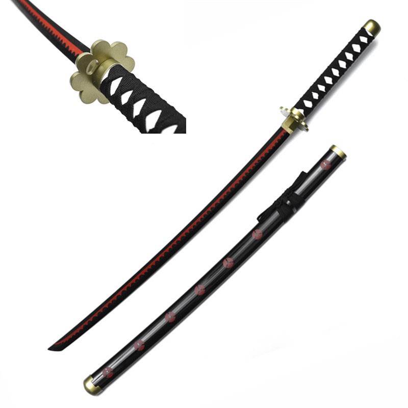 Big sale☸♝(Local) Zoro One Piece Roronoa Swords Toys 100Cm Wooden Luffy ...
