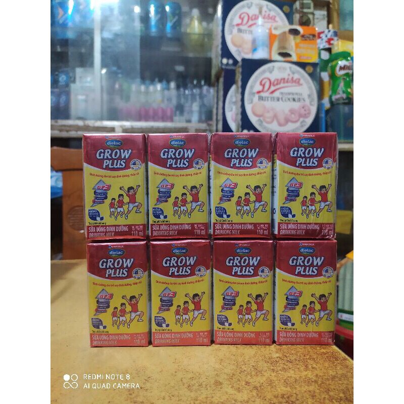 Blister of 4 boxes of dialac Gowplus ready-to-drink milk powder 110ml ...