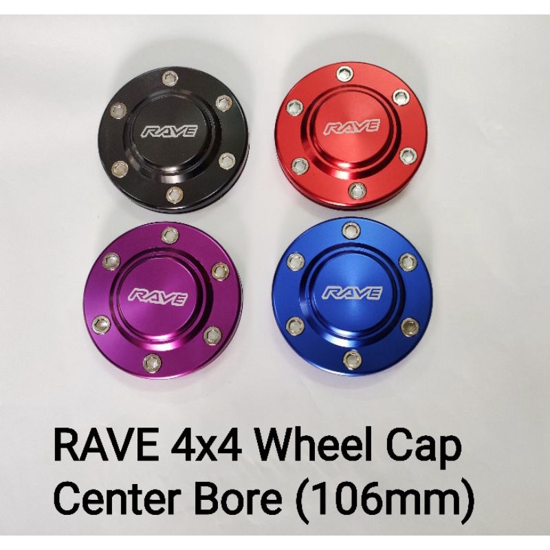 4x4 Sport Rim Rave Center Wheel Cap Center Bore (106mm) | Shopee Malaysia