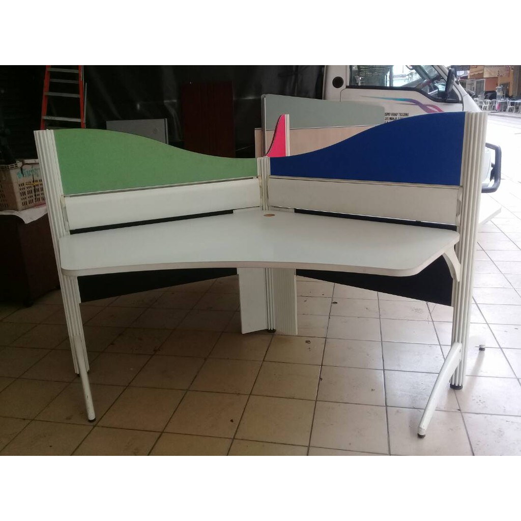 3 Seaters Office Workstation Table Code:OWT-39 | Shopee Malaysia