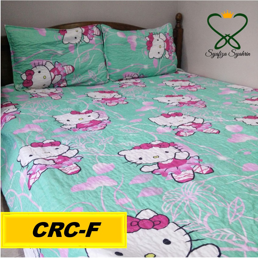 🔥FAST SELLING🔥 CADAR PATCHWORK 3IN1 QUEEN REJECT KILANG VIRAL KARTUN ...