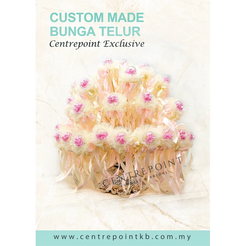 PRE ORDER!! SHIP IN 3 DAYS!! Custom Made Bunga Telur (Pieces) | Shopee ...