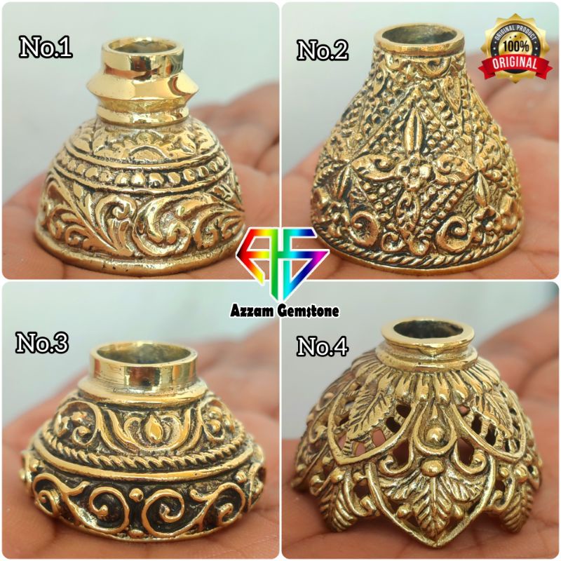 Mendak Ring Bugisan Melayu Palembang Large Thick Metal Brass Copper not ...