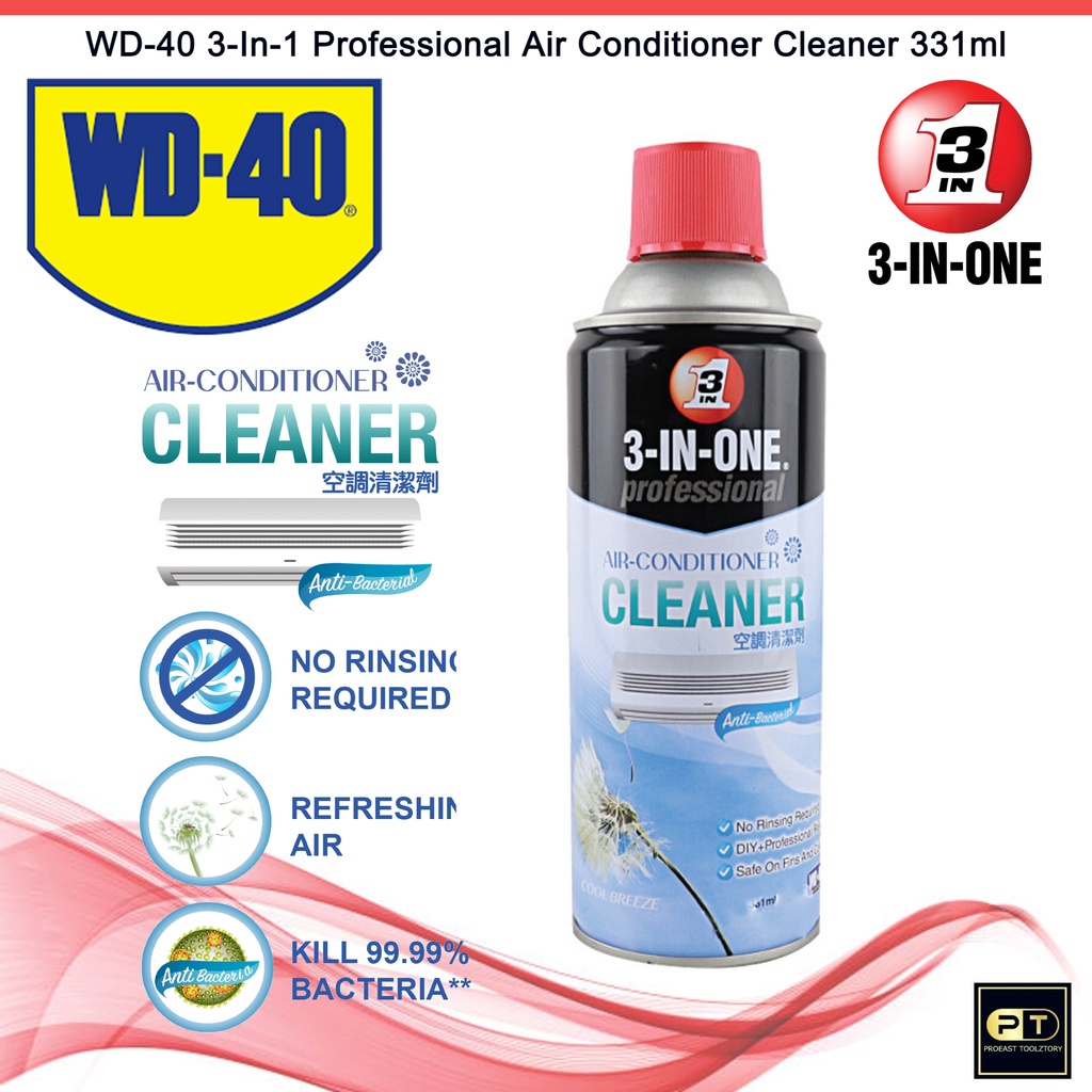 WD-40 3 In 1 Professional Air Conditioner Cleaner / Air Cond Cleaner - WD 40 331mL | Shopee Malaysia