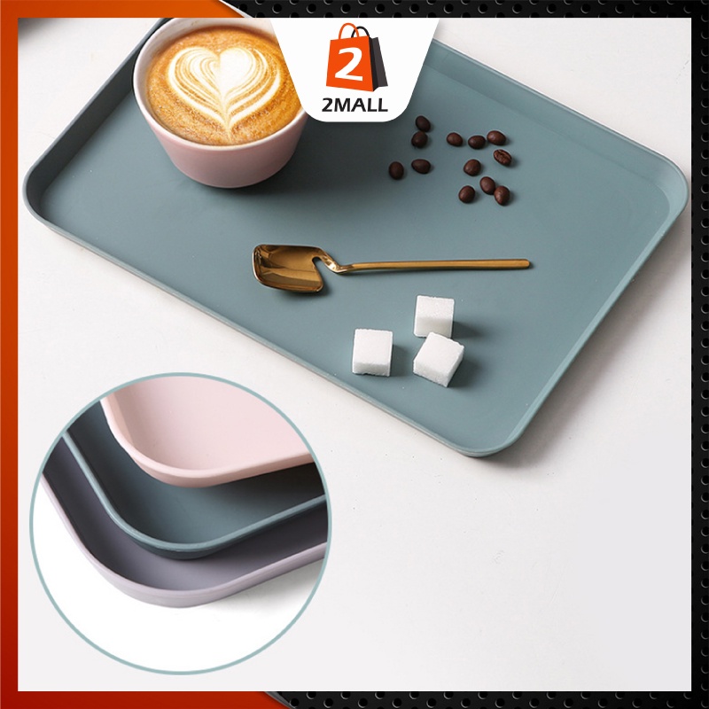 2MALL Food Tray Plastic Bathroom Wash Plate Bracket Multifunctional ...