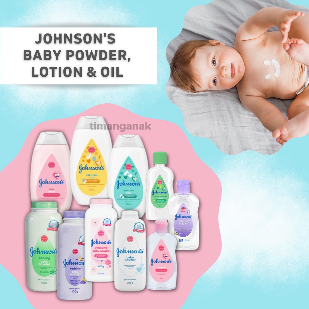JOHNSON'S PRODUCT Baby Powder / Baby Lotion / Baby Oil / Serbuk bayi ...