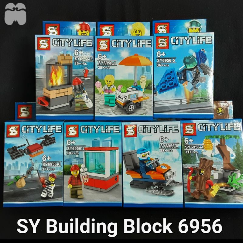SY City Life Building Block Minifig Bricks | Shopee Malaysia