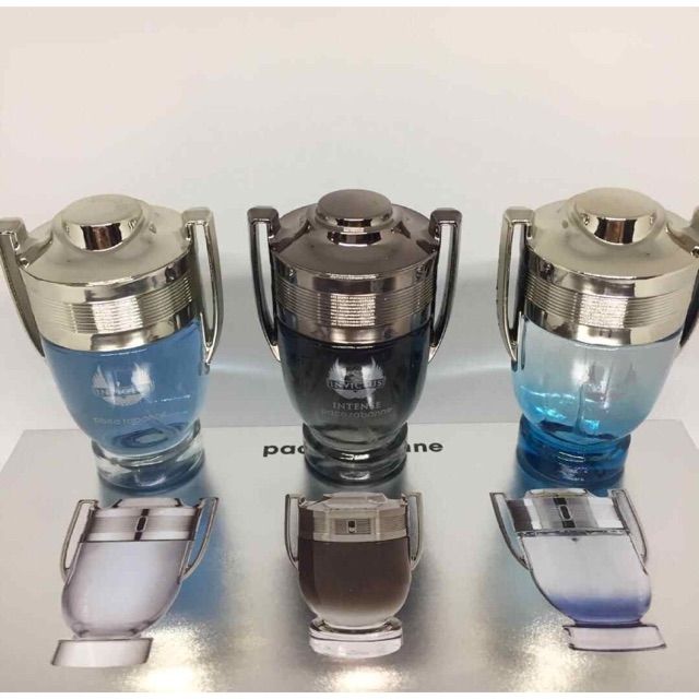 Invictus paco rabanne mini set 3in1 spray. _ 💯% Original rejected for ...