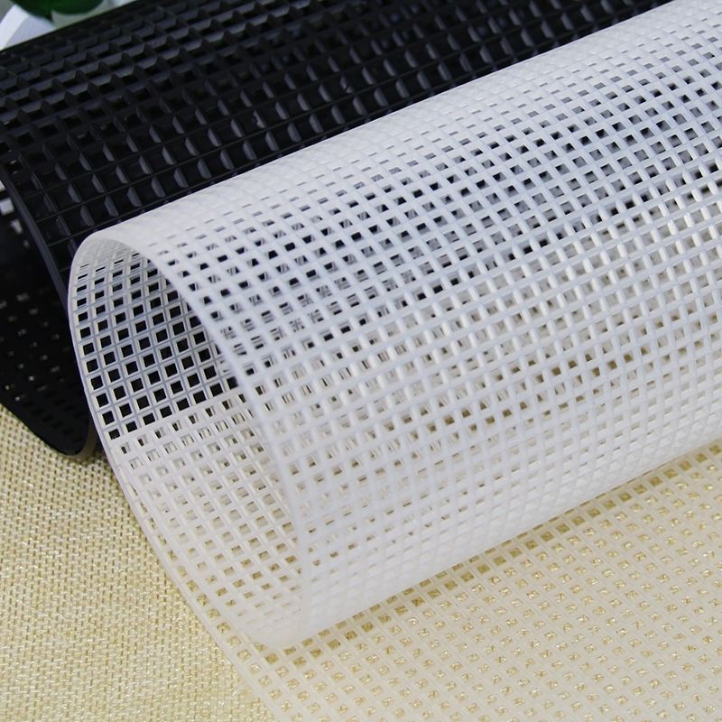 50*33cm 60*40 PLASTIC CANVAS MESH SMALL BIG HOLE 2.5mm 4mm DIY BAG ...