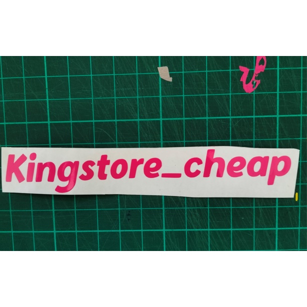 Sticker Custom Name / Type / Font - Thermos / Kereta / Motor ...