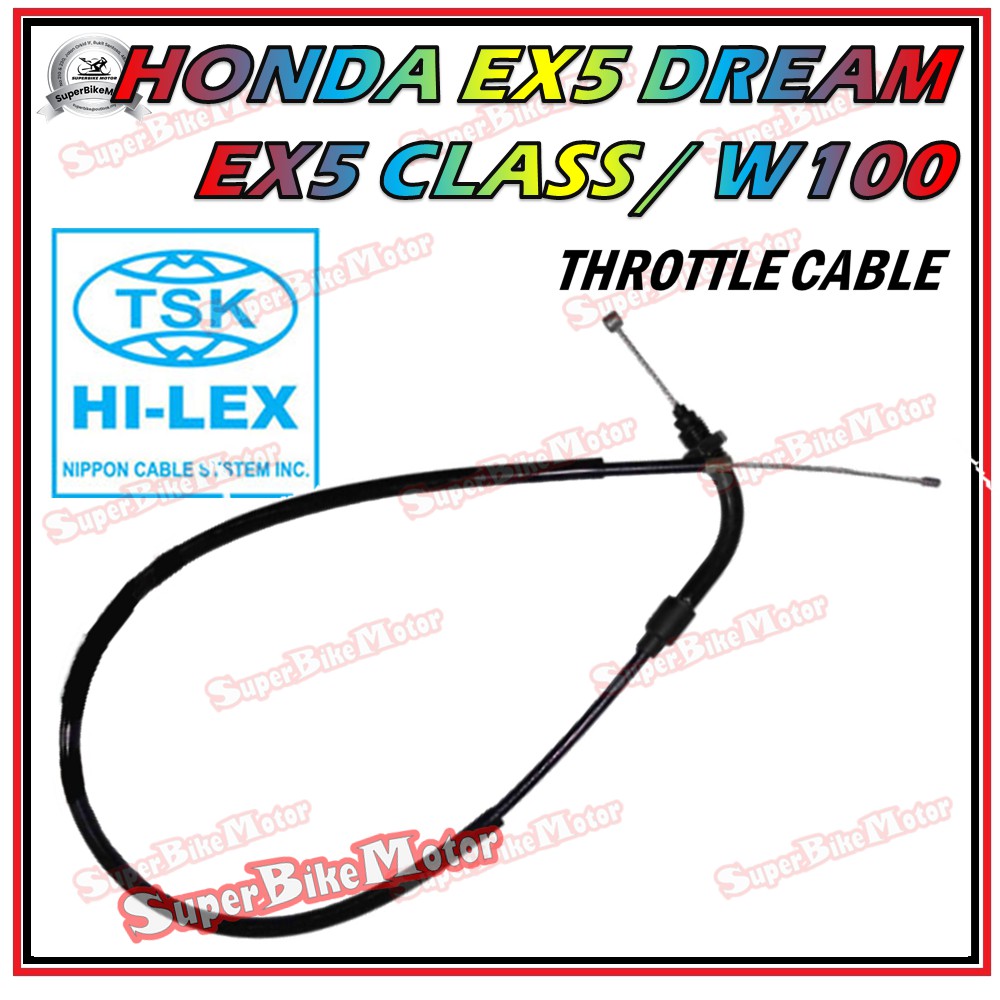 HONDA EX5 DREAM / EX5 CLASS / WAVE100 - Throttle Cable - TSK Cable ...