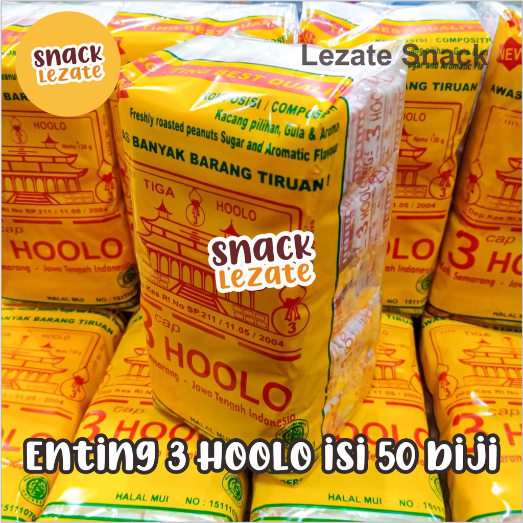 Enting Gepuk Cap Klenteng 3 Hoolo Salatiga Contains 50 Seeds / Enting ...