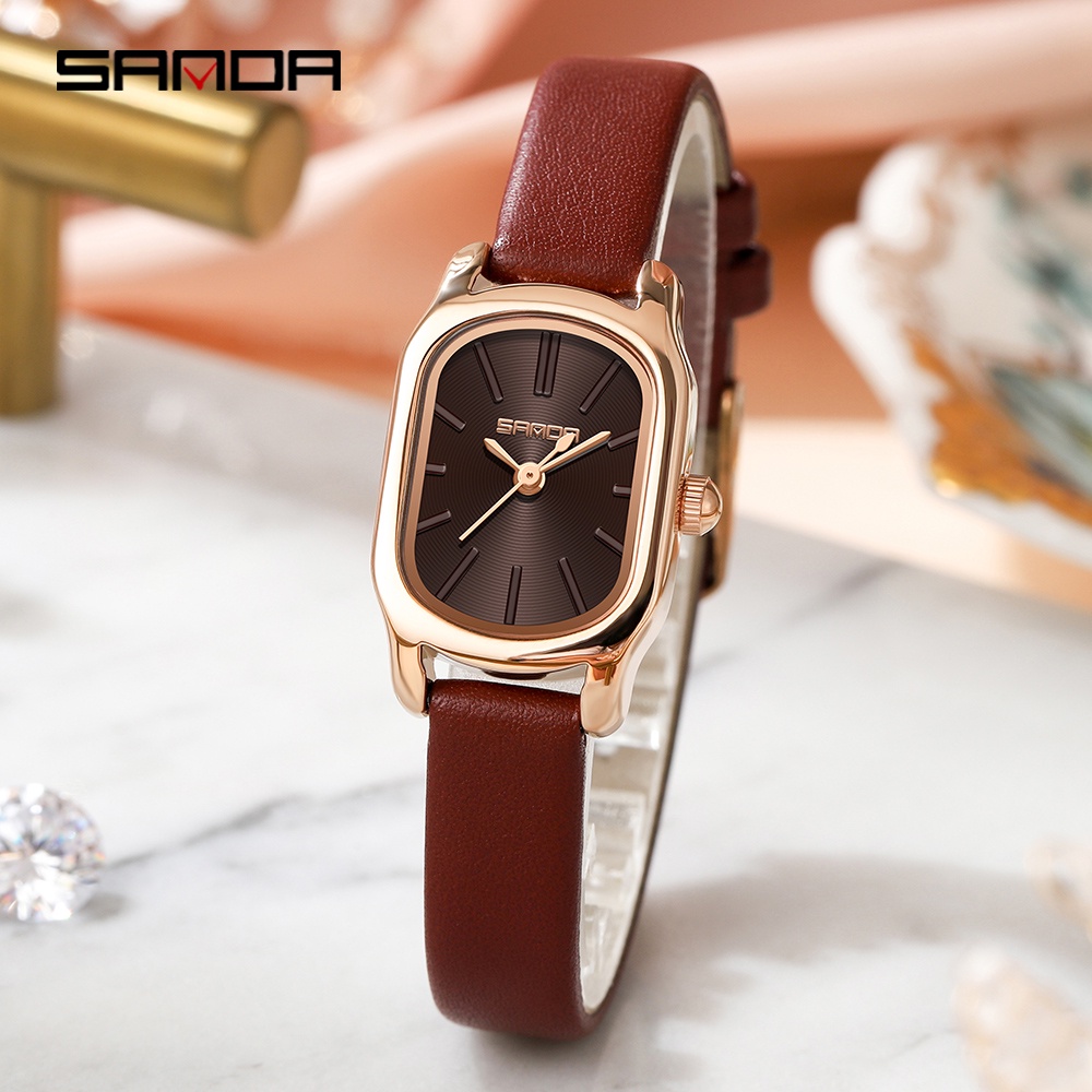 Sanda Ladies Business Temperament Watch Girl Casual Charm Watch Cool Waterproof Tall Fashion ...