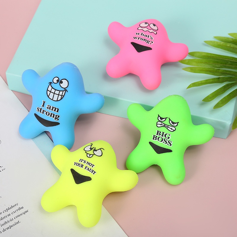 Octopus Starfish Stress ball Pikachu Octopus Squishy Toy for Reliever ...