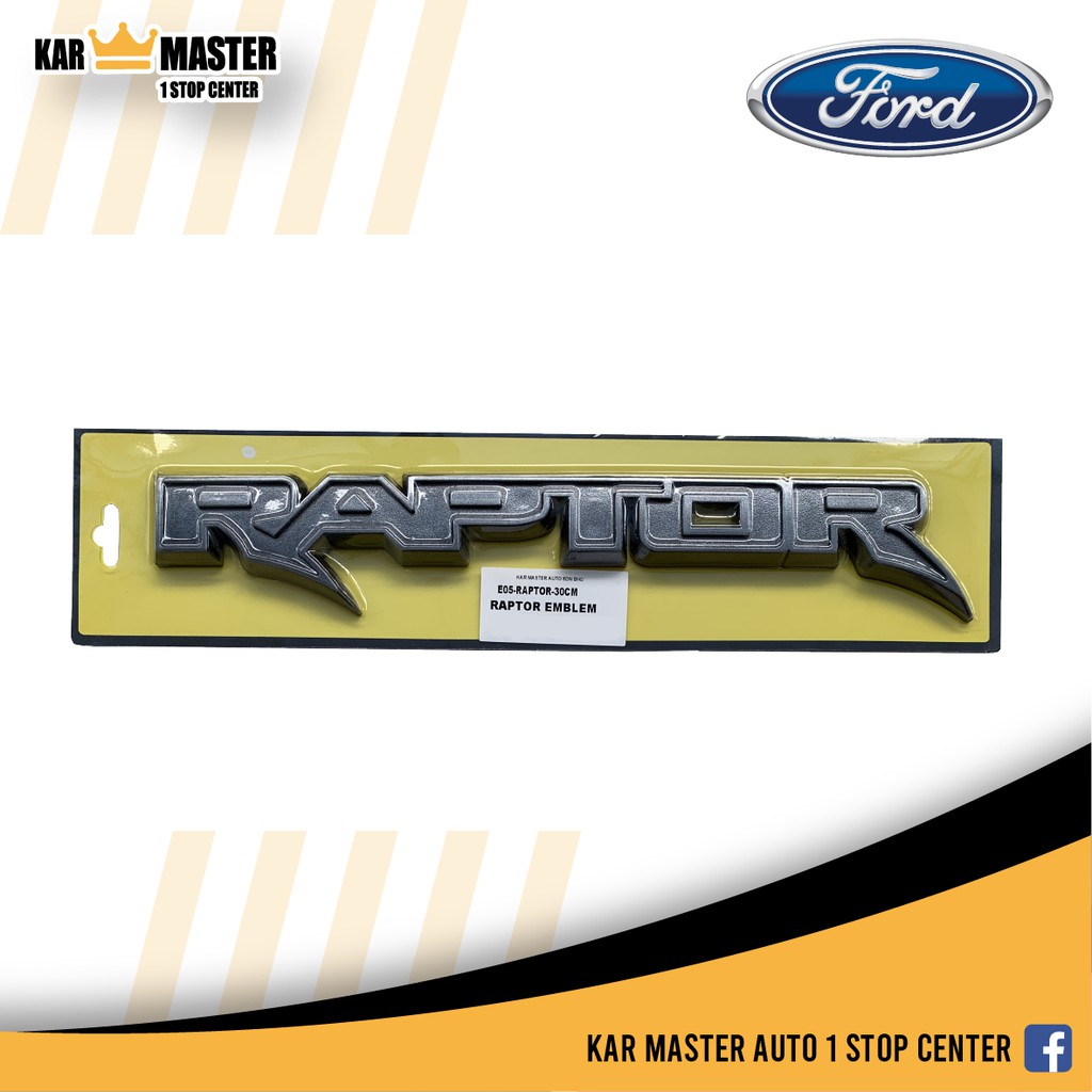 Ford Ranger Raptor Wording Emblem | Shopee Malaysia
