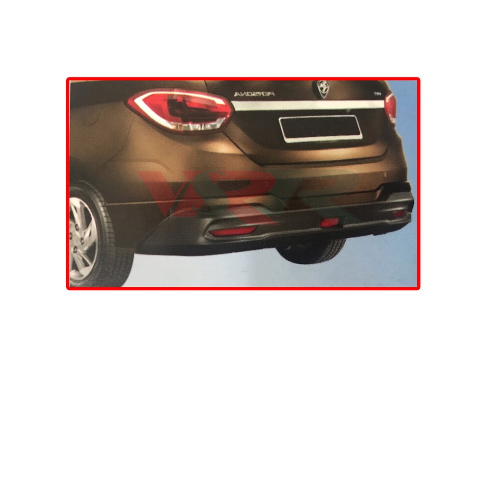 Proton Persona 2nd Gen (2016) SE OEM Rear Back Bumper Skirt Skirting ...