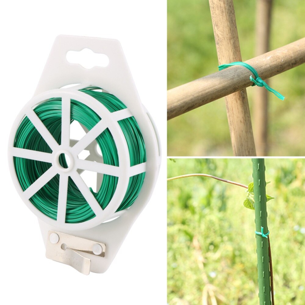 Gardening plant soft loop with wire cutter 20/30/50 / 100m flower vine ...