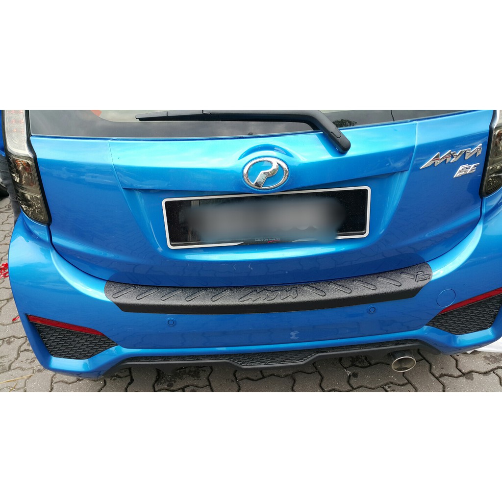 PERODUA MYVI 2014-2017 REAR BUMPER STEP PROTECTOR | Shopee Malaysia